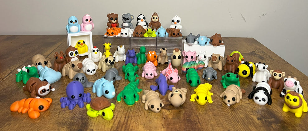 3D Printed Animals Articulated Flexible Fidget Toy Sensory/ Portable A ...